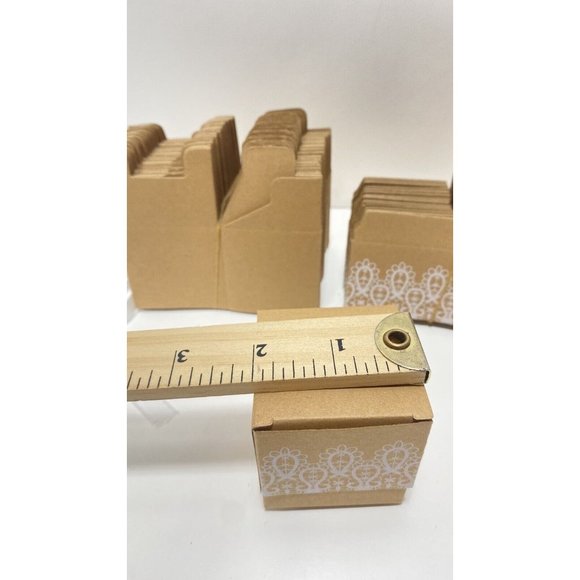 Unbranded | Other | Small Square Cardboard Gift Boxes 5pc Set Print ...
